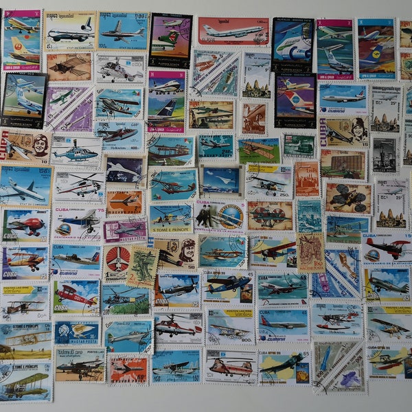 Airplane Stamps - Etsy