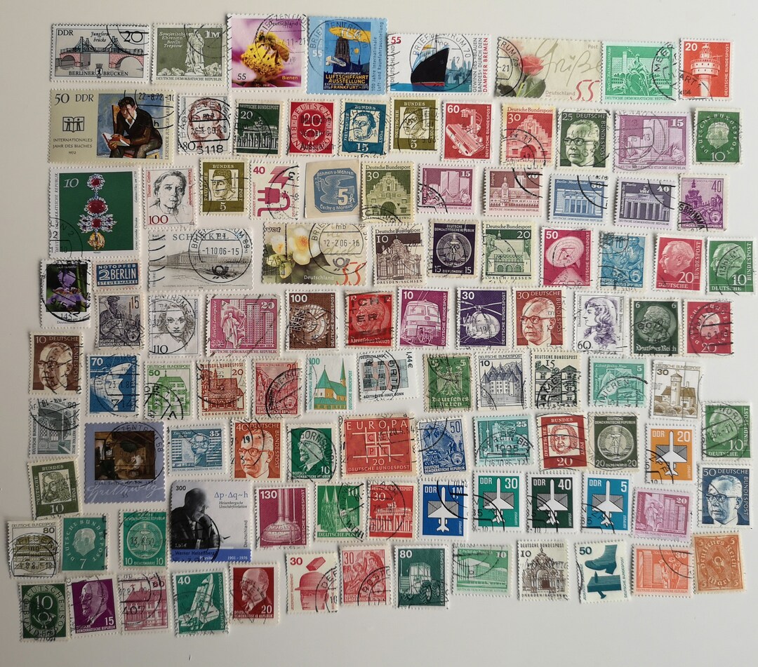 Germany Postage Stamps - USED & off Paper - 100 to 2000 Different - for ...