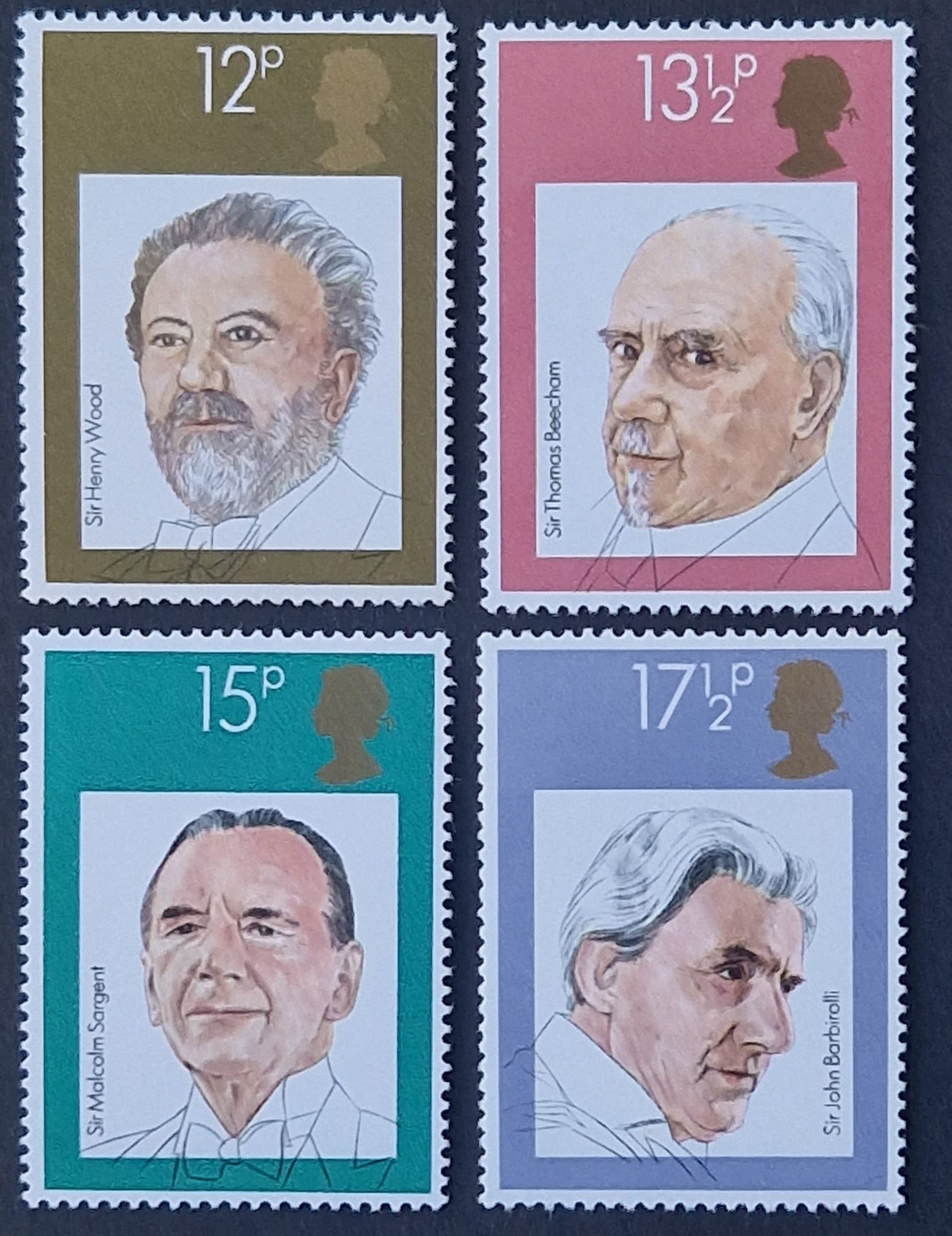 Great Britain 1980 British Conductors - Set of 4 Mint Stamps ...