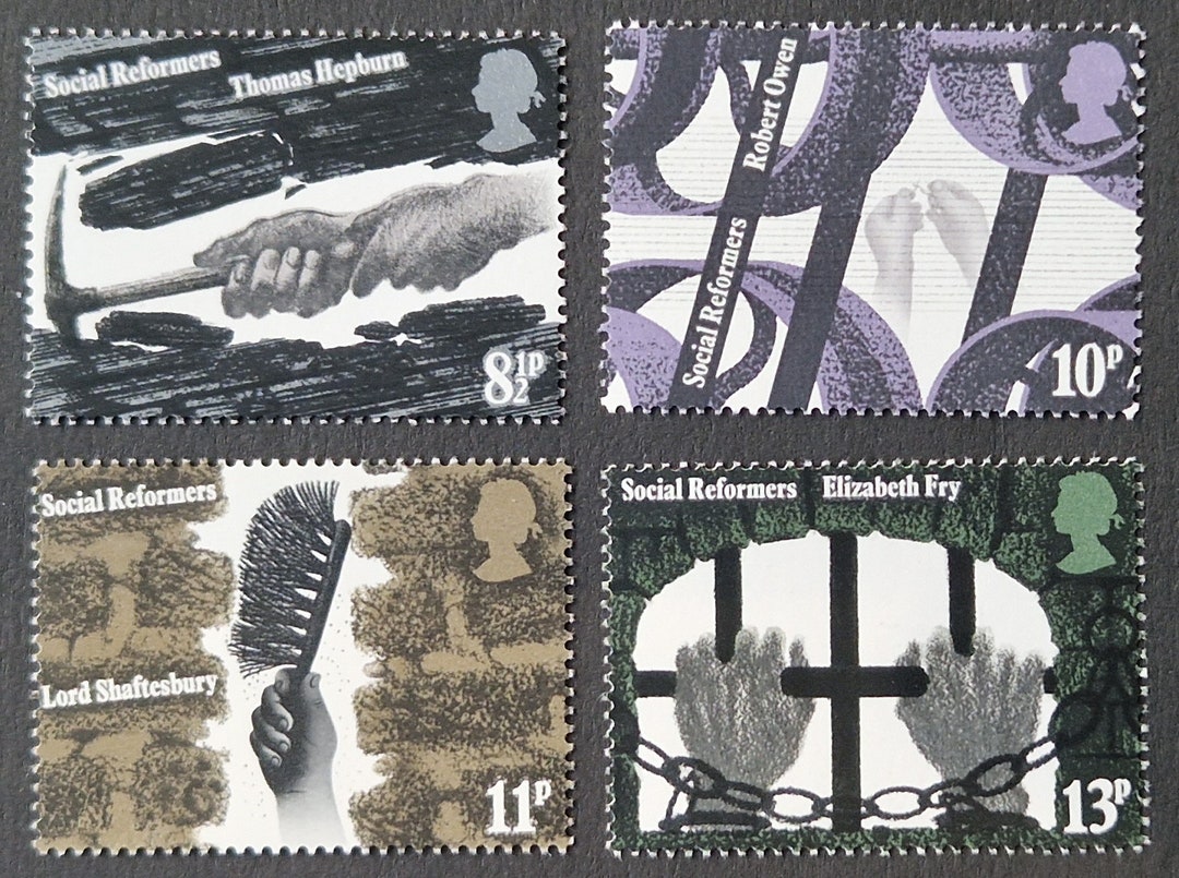 Great Britain 1976 Social Reformers - Set of 4 Mint Stamps - Collecting ...