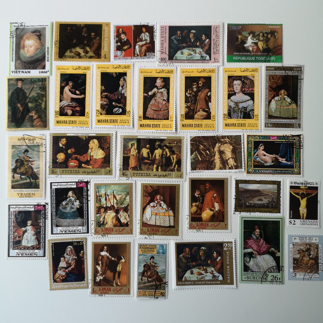 Velazquez Postage Stamps - 25 Different - USED & off Paper - for ...