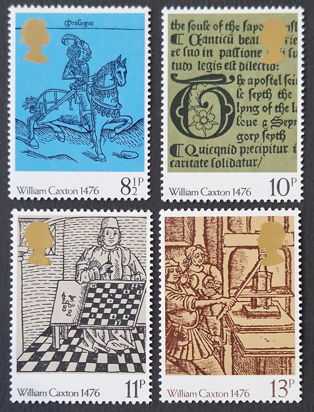 Great Britain 1976 500th Anniversary of British Printing - Set of 4 ...