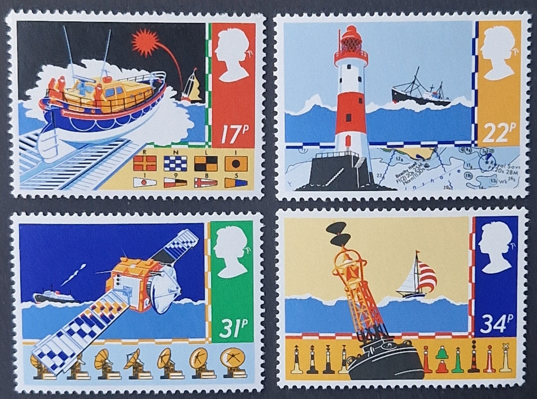 Great Britain 1985 Safety at Sea Set of 4 Mint Stamps Collecting ...