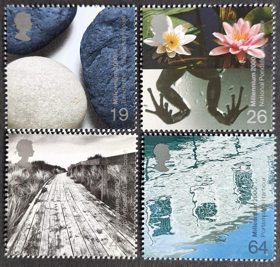Great Britain 2000 Millennium Projects: Water and Coast - Set of 4 Mint ...