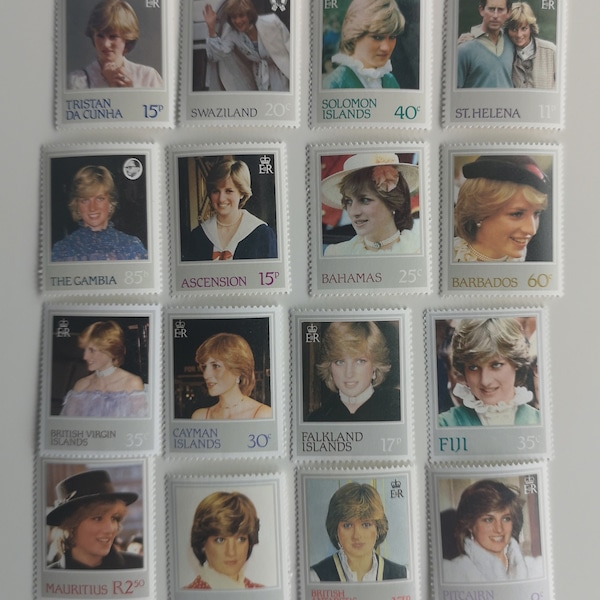 Princess Diana Stamp - Etsy