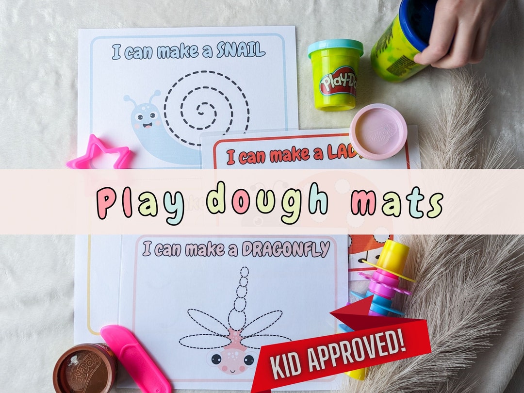 Playdough Mats, Printable Playdough Mats, Playdough Mats Insects ...