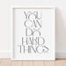 Nature Landscape Quote Poster, Balance Kindness Mindfulness Wall Art ...