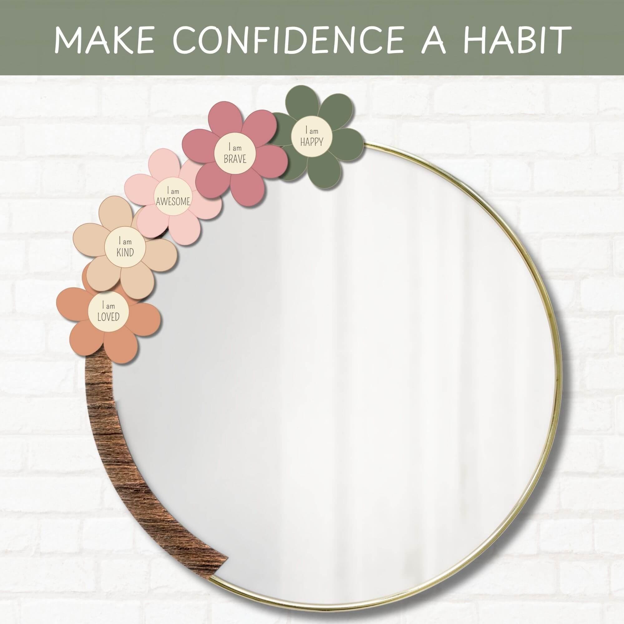 Printable Boho Affirmation Station, Positive Affirmation Cards for Kids ...