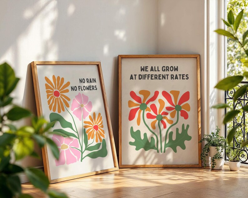 16 Trendy Mental Health Posters, Wall Art Bundle for Therapy Office ...
