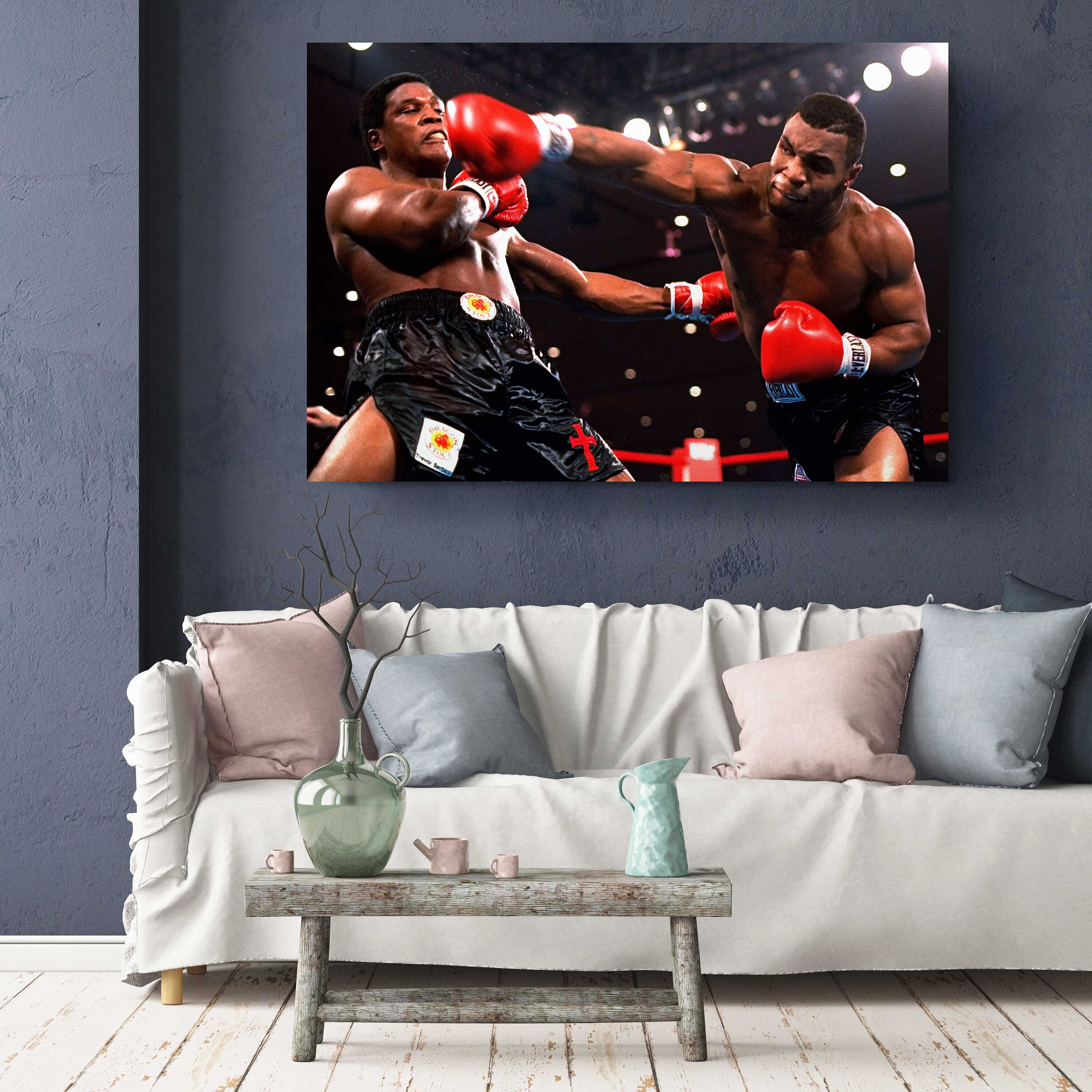 Historic Boxing Fight Reproduction Canvas Print Fine Art - Etsy