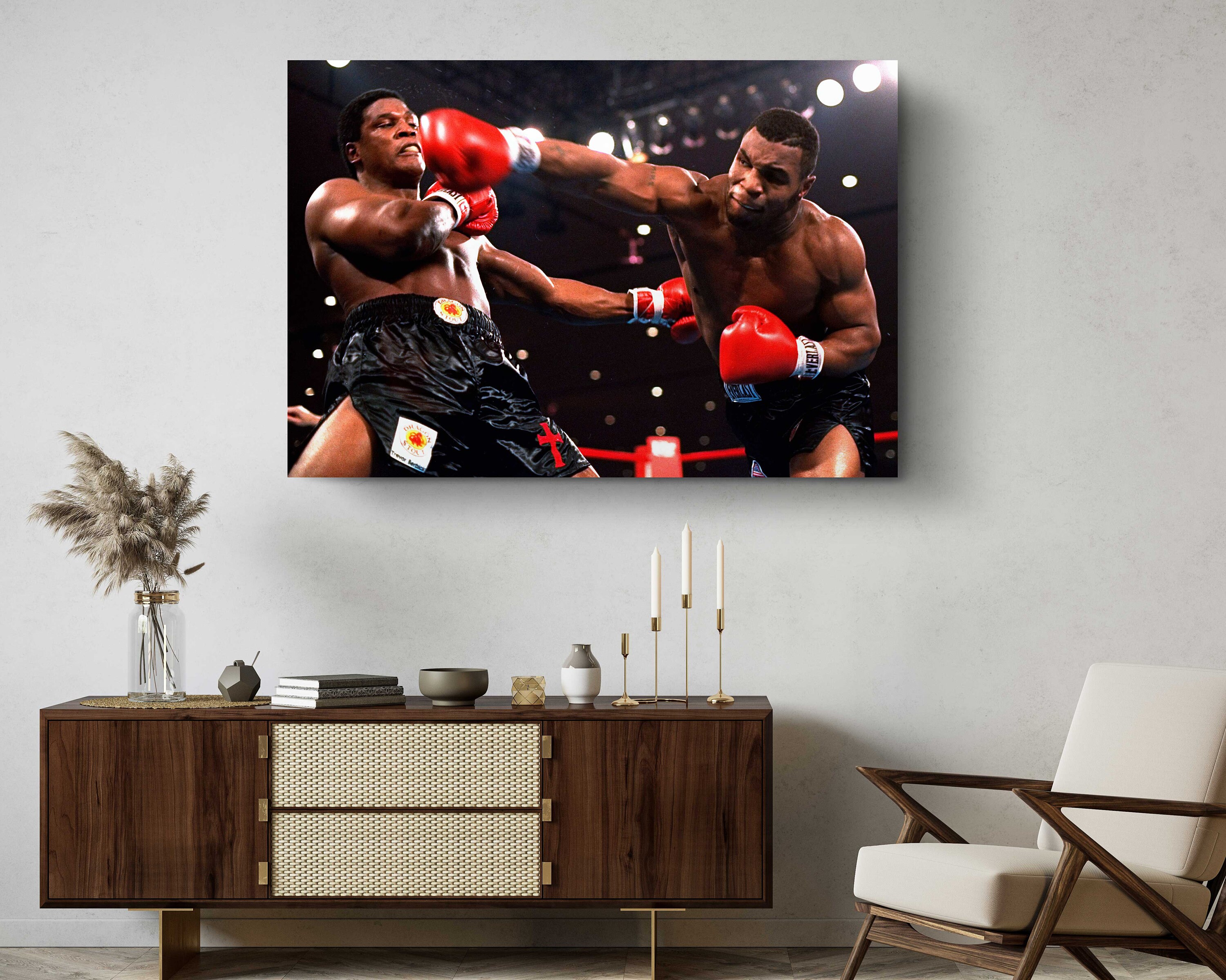 Historic Boxing Fight Reproduction Canvas Print Fine Art - Etsy