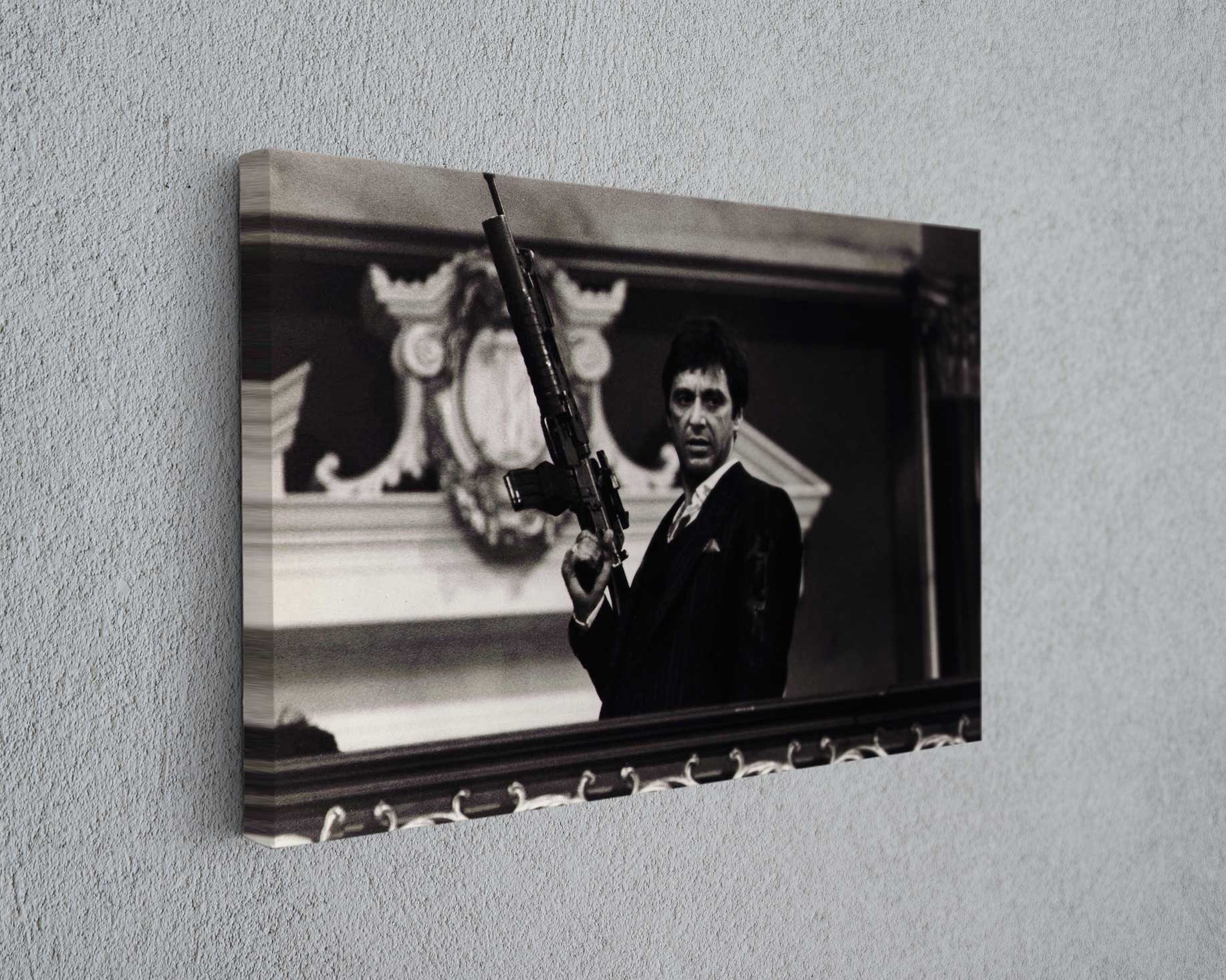Scarface Machine Gun Edtion Reproduction Canvas Print Fine Art - Etsy