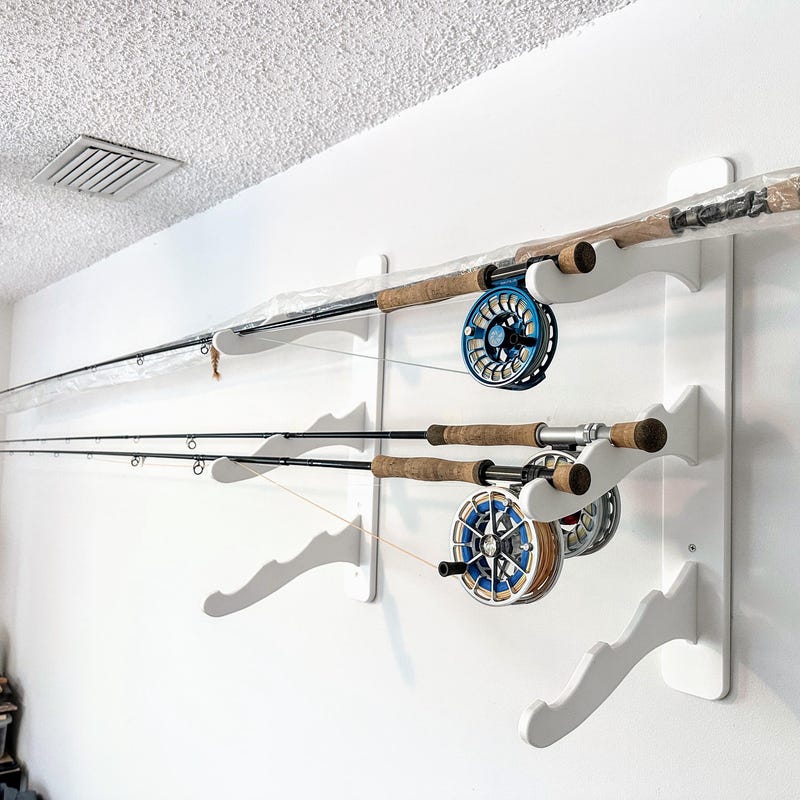 Fishing Rod Wall Mount - Etsy