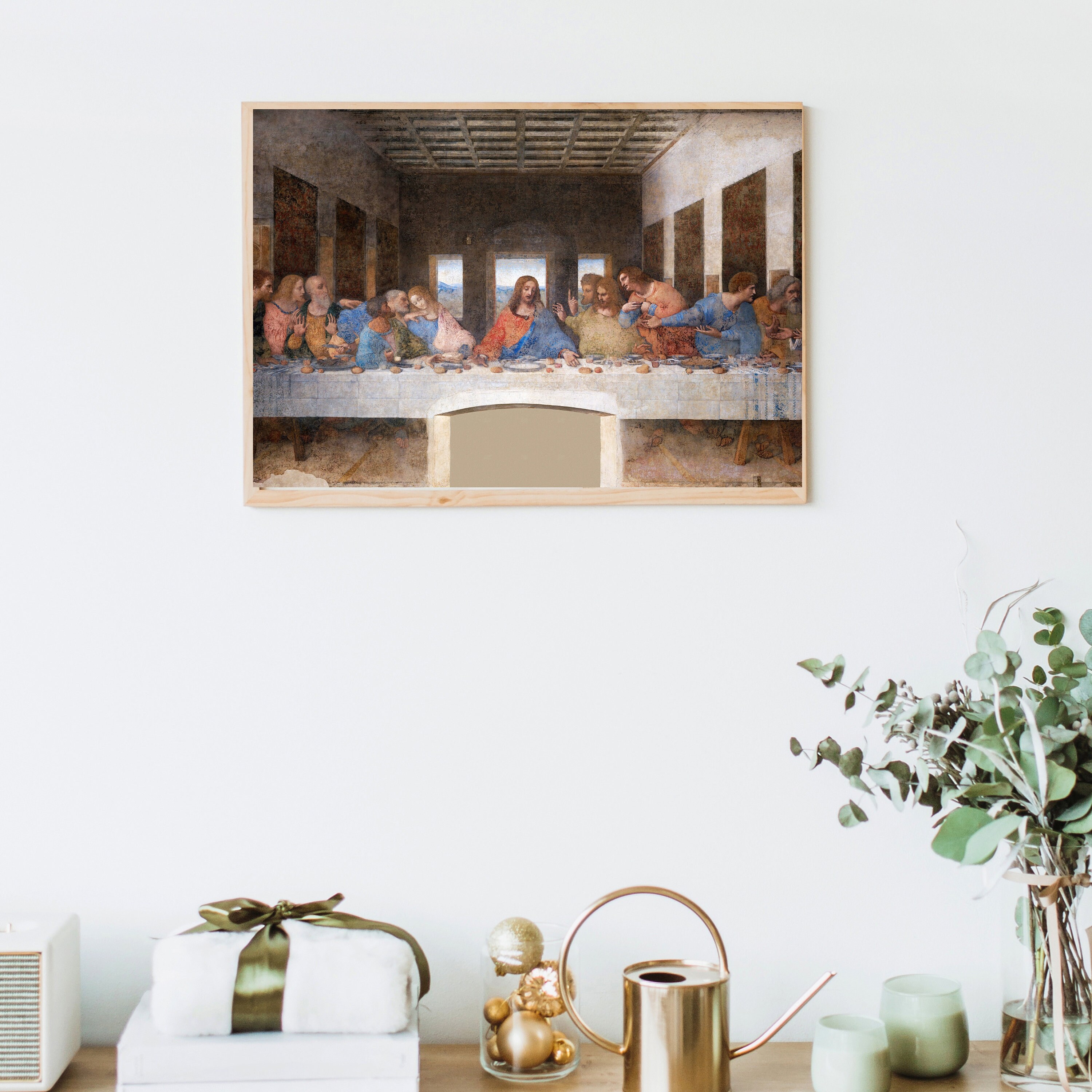 Digital Posters of Famous Paintings Leonardo Da Vinci, Digital Jpg ...