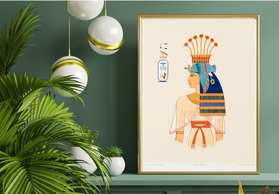 Ancient Egyptian Art Digital Posters Printables, 5 Jpg Files to Print ...