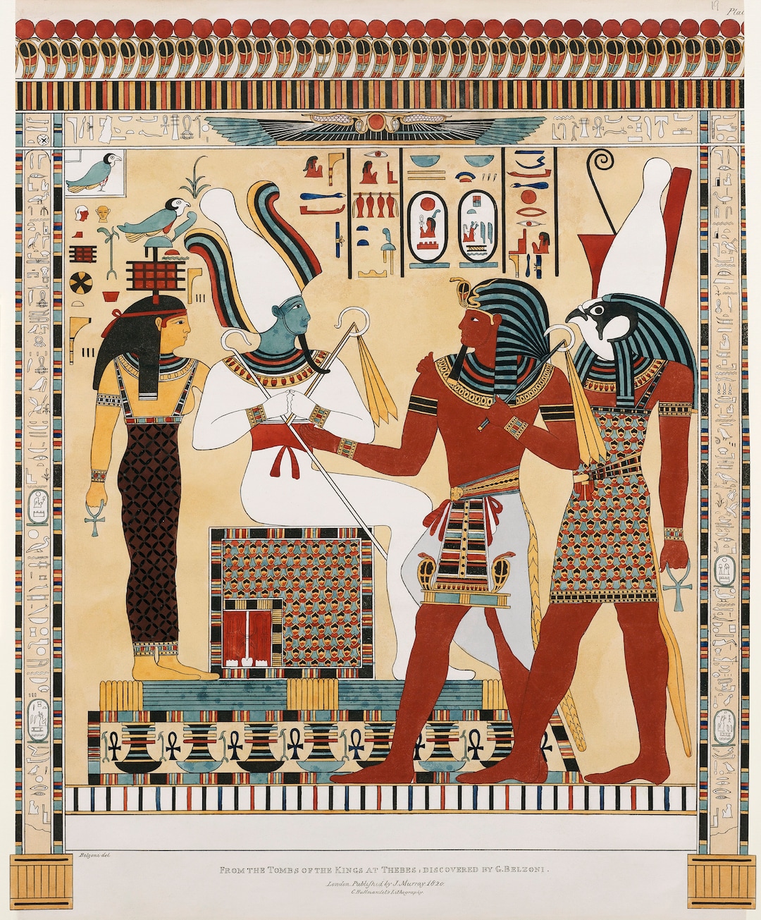 Egyptian Art Digital Printable Posters, Egyptian Art Posters, Egyptian ...