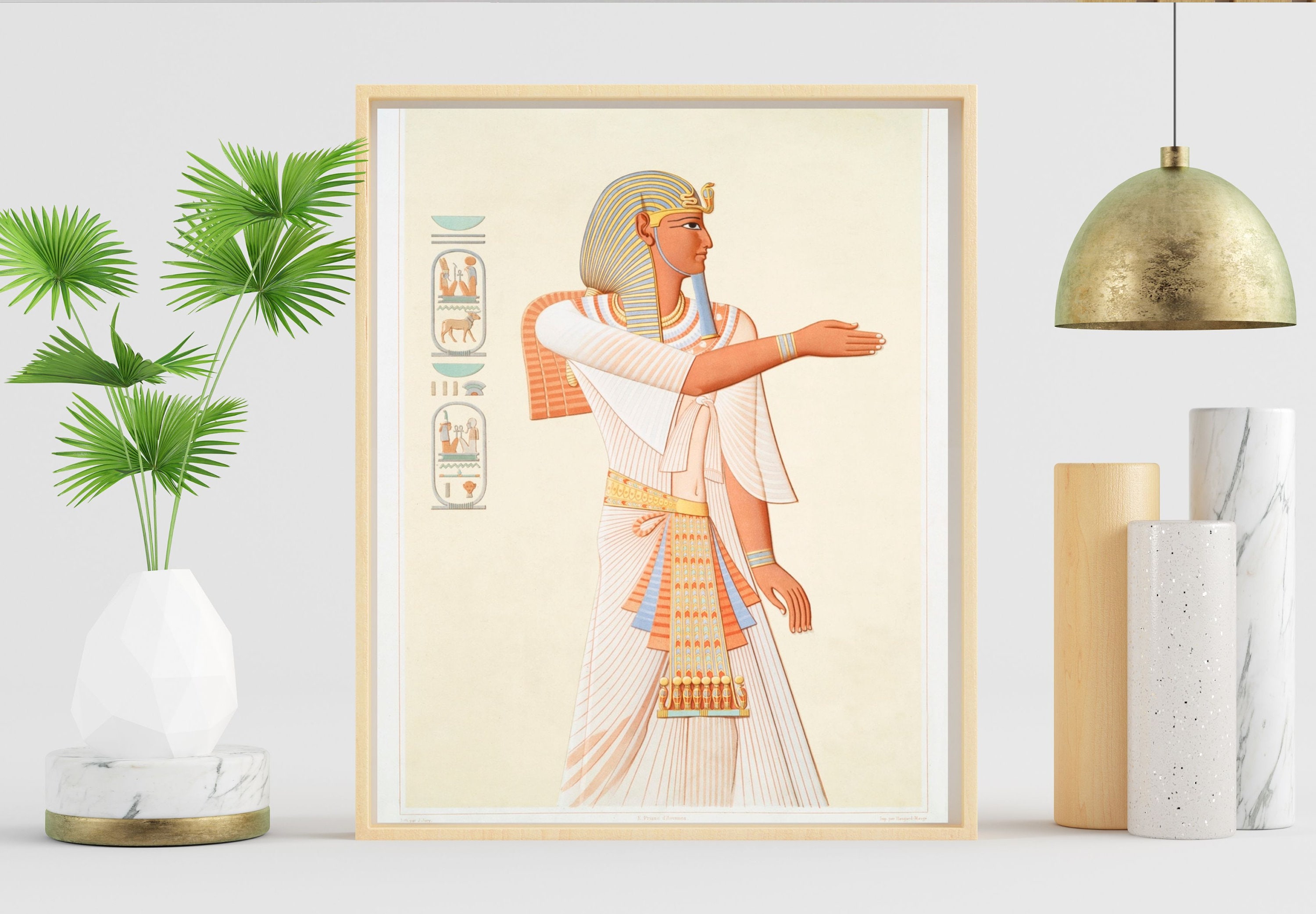 Ancient Egyptian Art Digital Posters Printables, 5 Jpg Files to Print ...