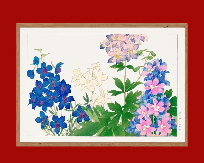 Floral Posters Printable Digital Jpgs Posters of Flowers - Etsy