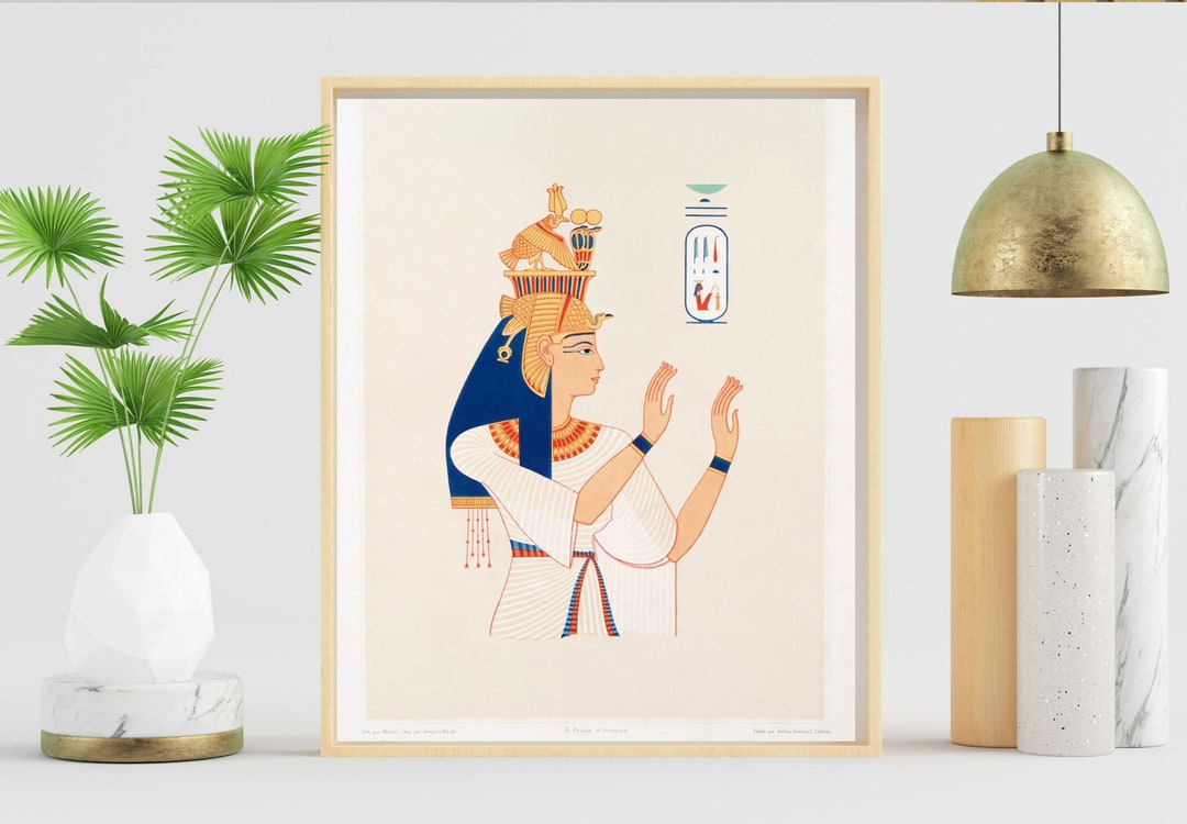 Ancient Egyptian Art Digital Posters Printables, 5 Jpg Files to Print ...