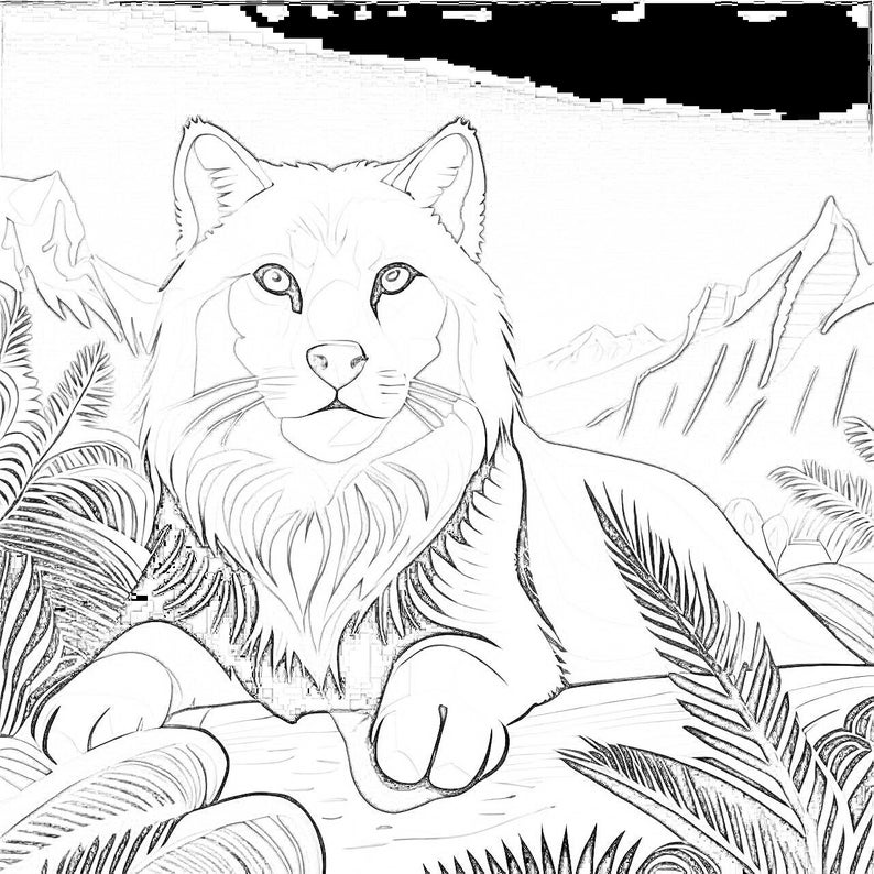 Coloring Pages Animals and Nature, Coloring Book, Animals Coloring ...