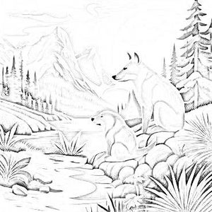 Coloring Pages Animals and Nature, Coloring Book, Animals Coloring ...