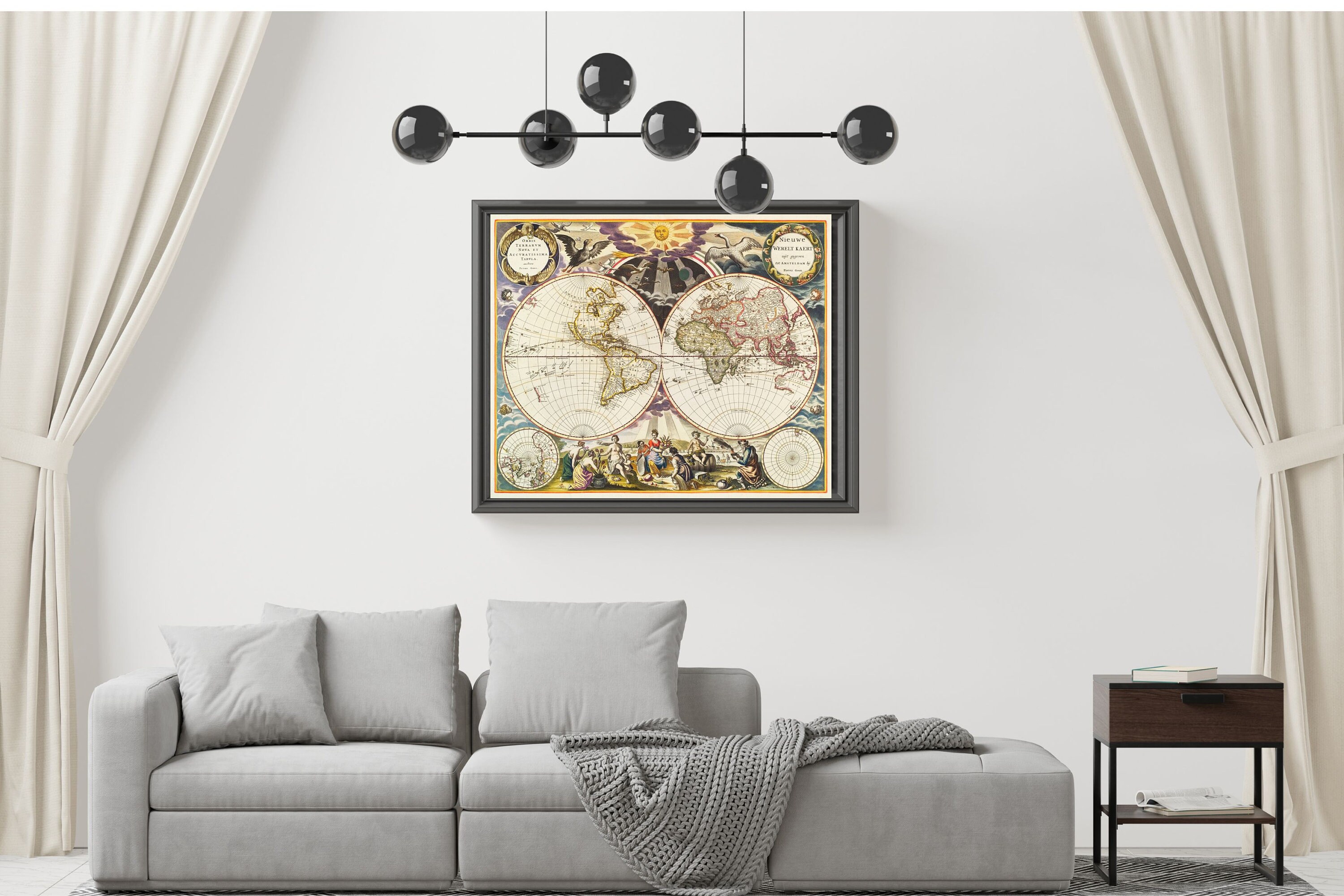 Old World Maps Digital Printable Posters.old Africa Map Printable ...