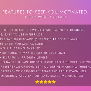 Workload Planner for Excel | Track Hours & Tasks by Week | Project ...
