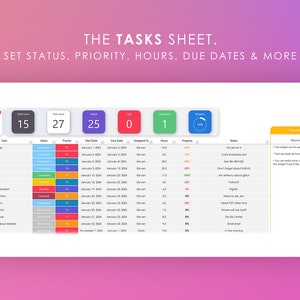 Workload Planner for Excel | Track Hours & Tasks by Week | Project ...