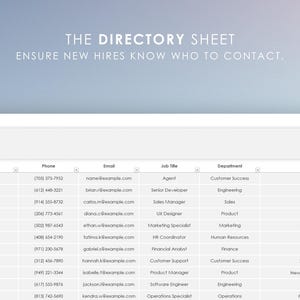 New Hire Employee Onboarding Planner | Manager-friendly Tasks, Assets ...