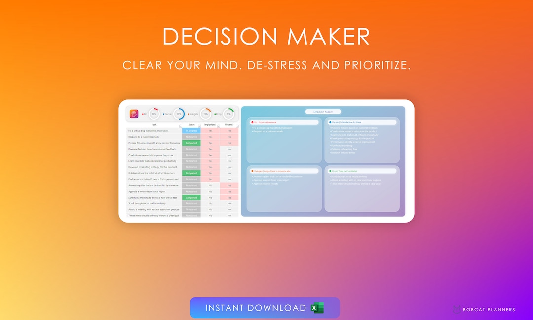 Decision Maker - Clear Your Mind and De-stress | Simple, Minimal ...