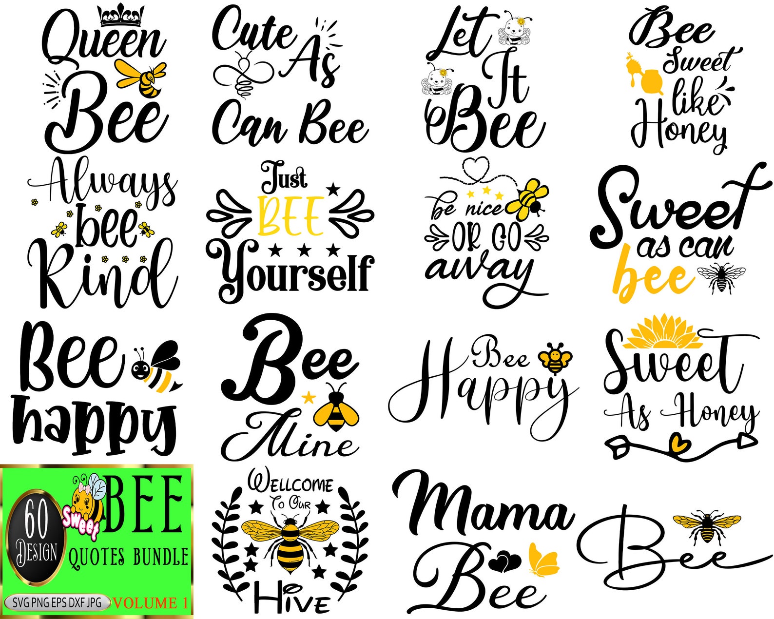 Bee SVG Files for Cricut, Honeycomb SVG, Png, Bee Svg Bundle, Cut File ...