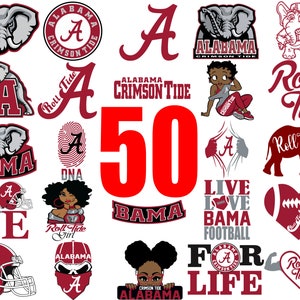 Alabama SVG Bundle Football SVG File Cut Flie Cricut Clipart Instant ...