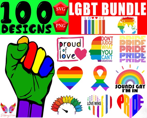LGBT Svg Bundle Lgbtq Svg Lgbt Pride Svg Lgbt Pride Shirt - Etsy