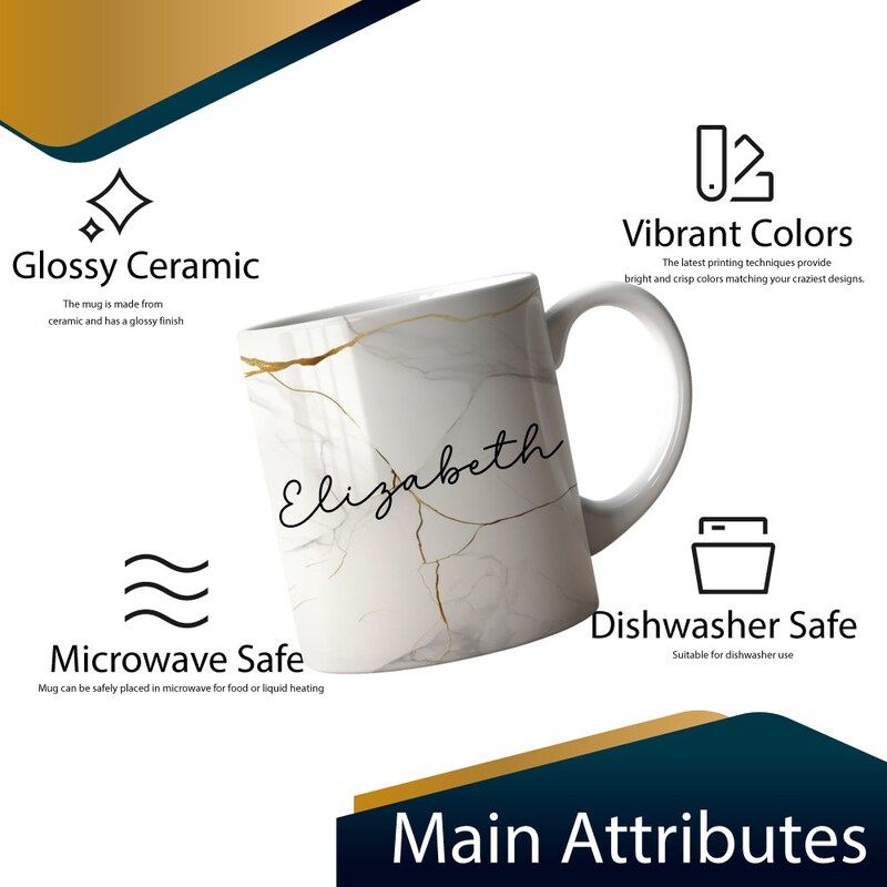 Marble Coffee Mug - Etsy