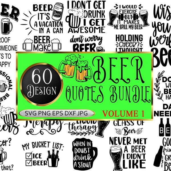 Printable Beer - Etsy