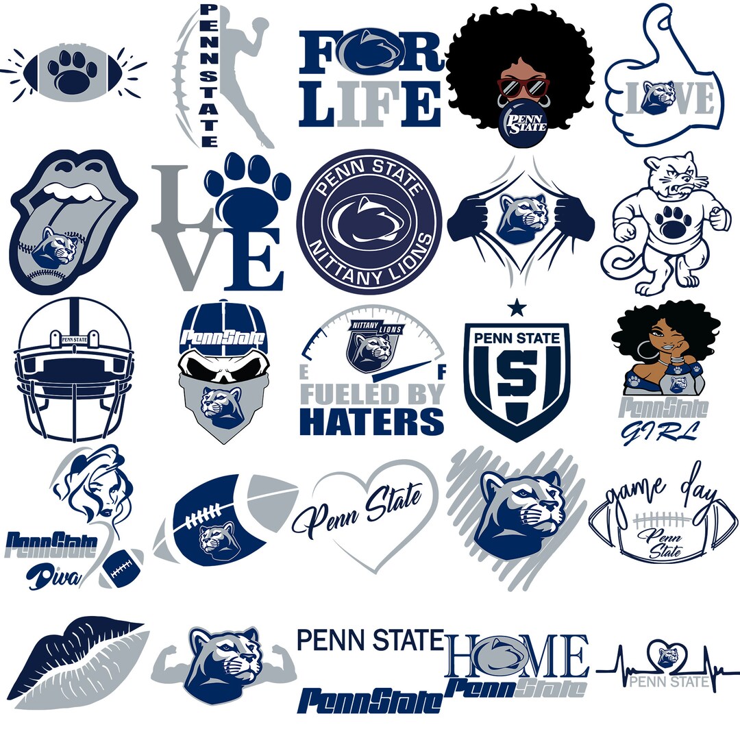 Football SVG Bundle, Tshirt Svg, Team Svg, Penn Svg, State Svg - Etsy
