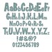 5 Pack Gingham Doodle Alphabet Letters PNG, Uppercase and Lowercase ...