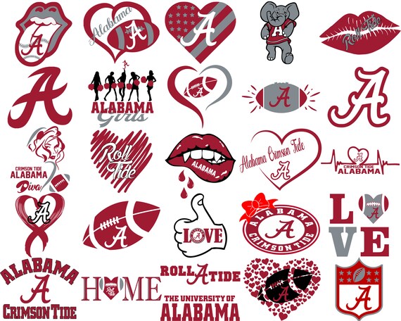 Alabama SVG Bundle Football SVG File Cut Flie Cricut - Etsy Australia