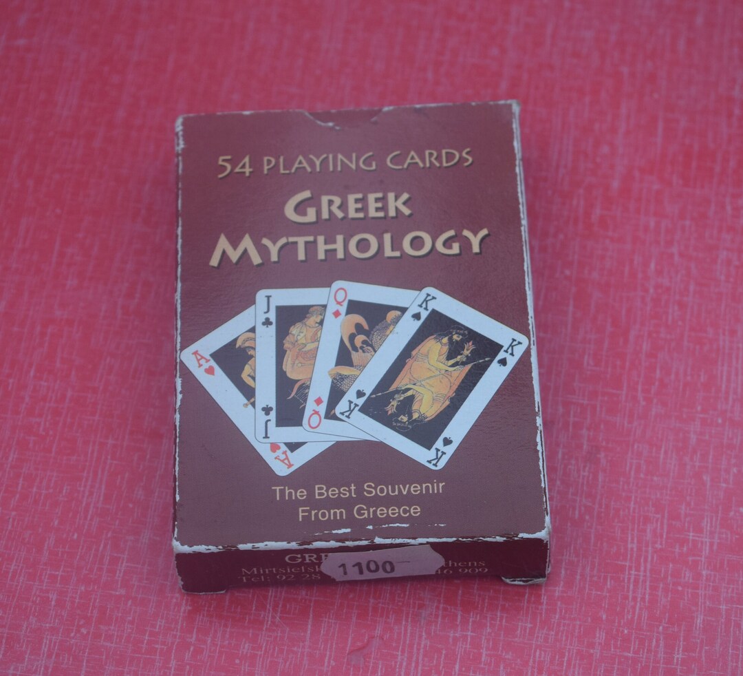 Greek Mythology Playing Cards Vintage - Etsy