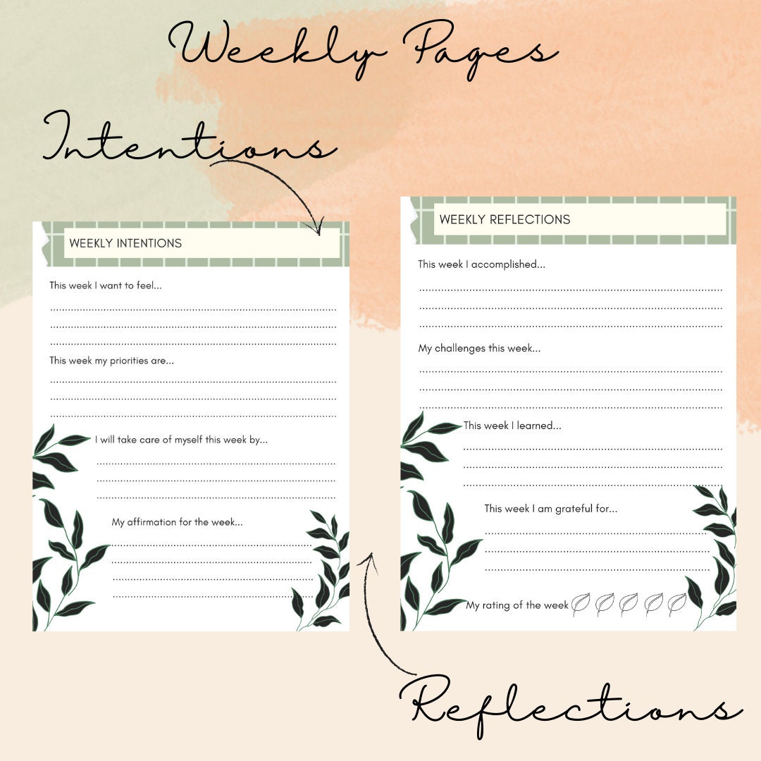 Printable Mindfulness Journal / Gratitude Journal / Daily Affirmation ...