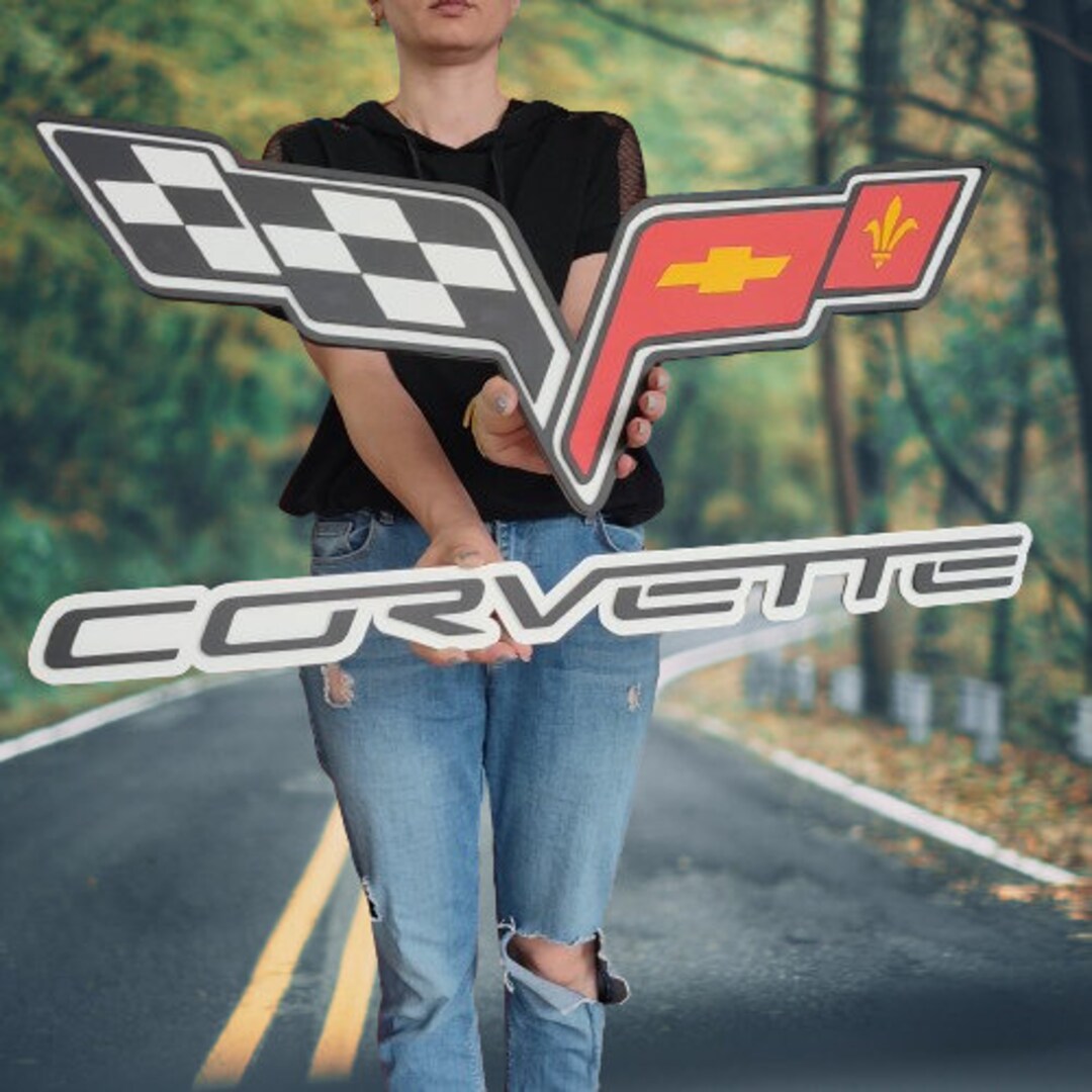 3D Corvette Wall Art, Corvette Wooden Wall Art, Corvette Wall Hangings ...