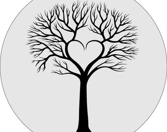 Heart With Family Tree, Heart Tree Svg, Family Where Life Begins and ...