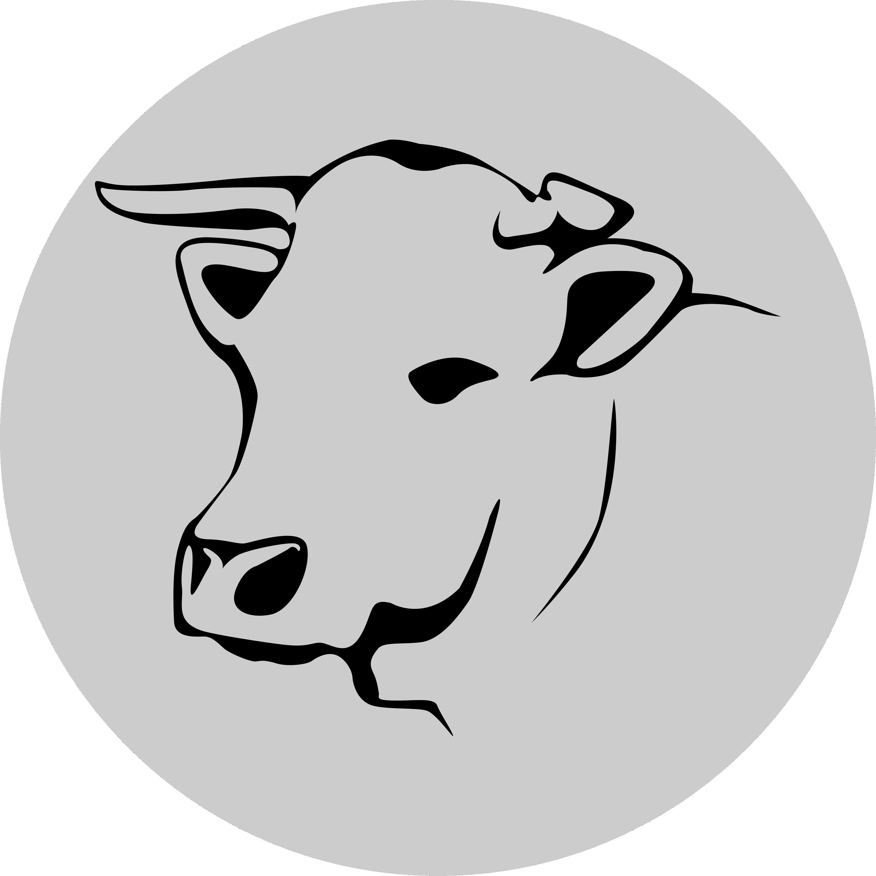Vaca SVG/ Vaca Animal SVG/ Cara de Vaca SVG/ Cabeza de Vaca Svg/ Cráneo ...