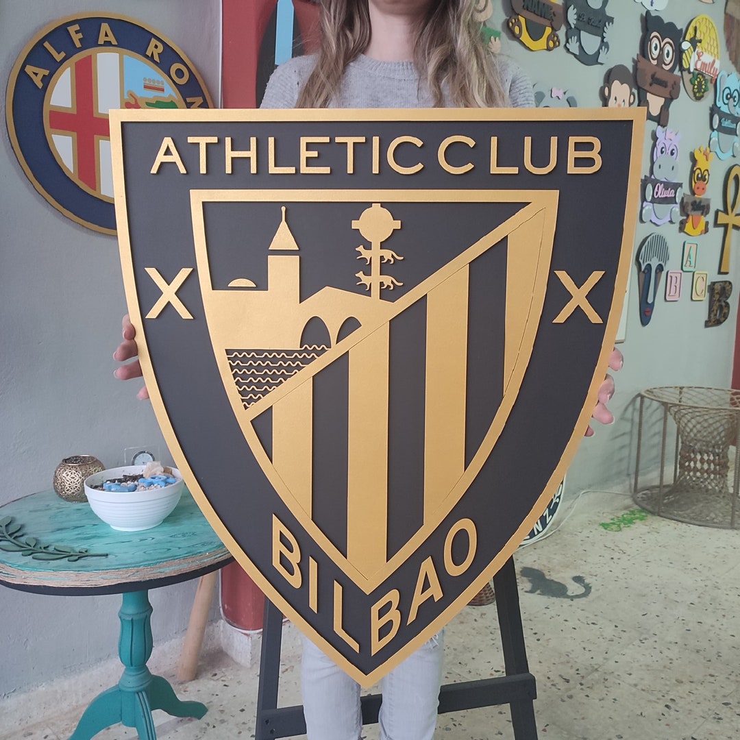 3D Athletic Wall Art, Athletic Wall Art, Athletic Bilbao Sports Wall ...