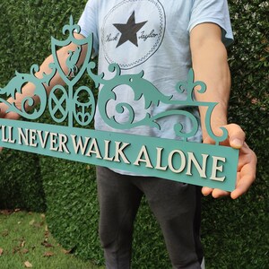 3D You'll Never Walk Alone Logo, You'll Never Walk Alone Wall Art, You ...