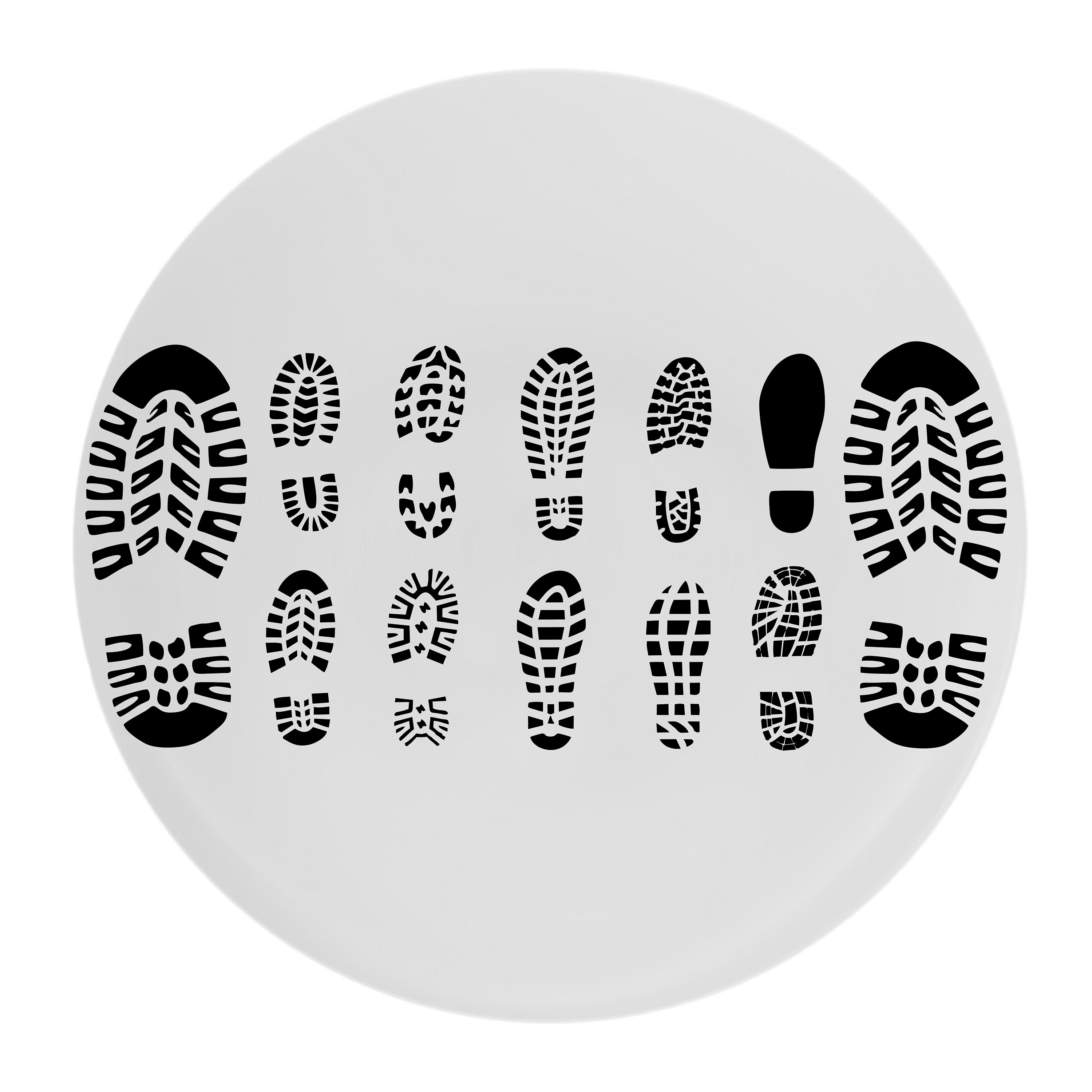 Muddy Boot Print Vector