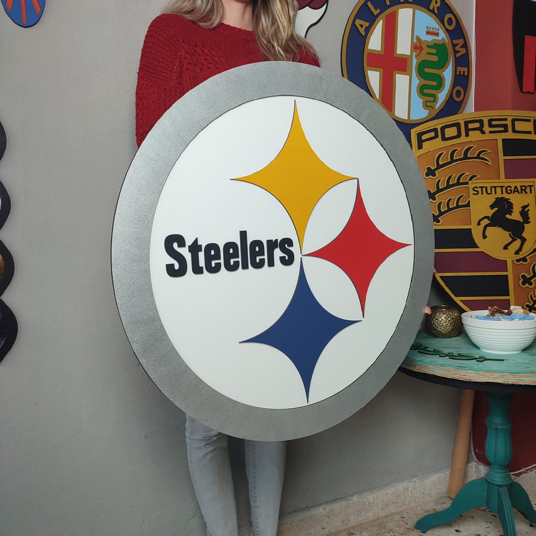 3D Pittsburgh Steelers Logo, Pittsburgh Steelers Wall Art, Pittsburgh ...