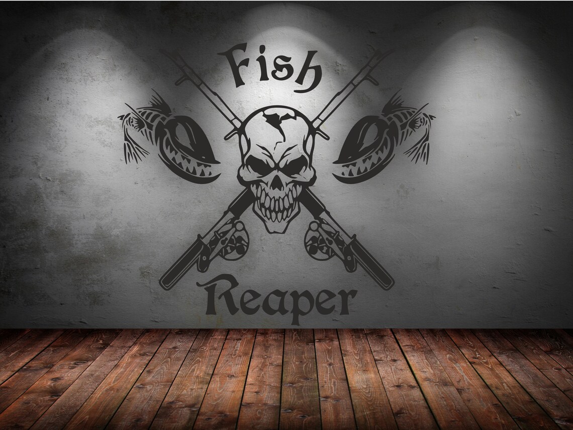 Fish Reaper Svg Fishing Hooker SVG - Etsy