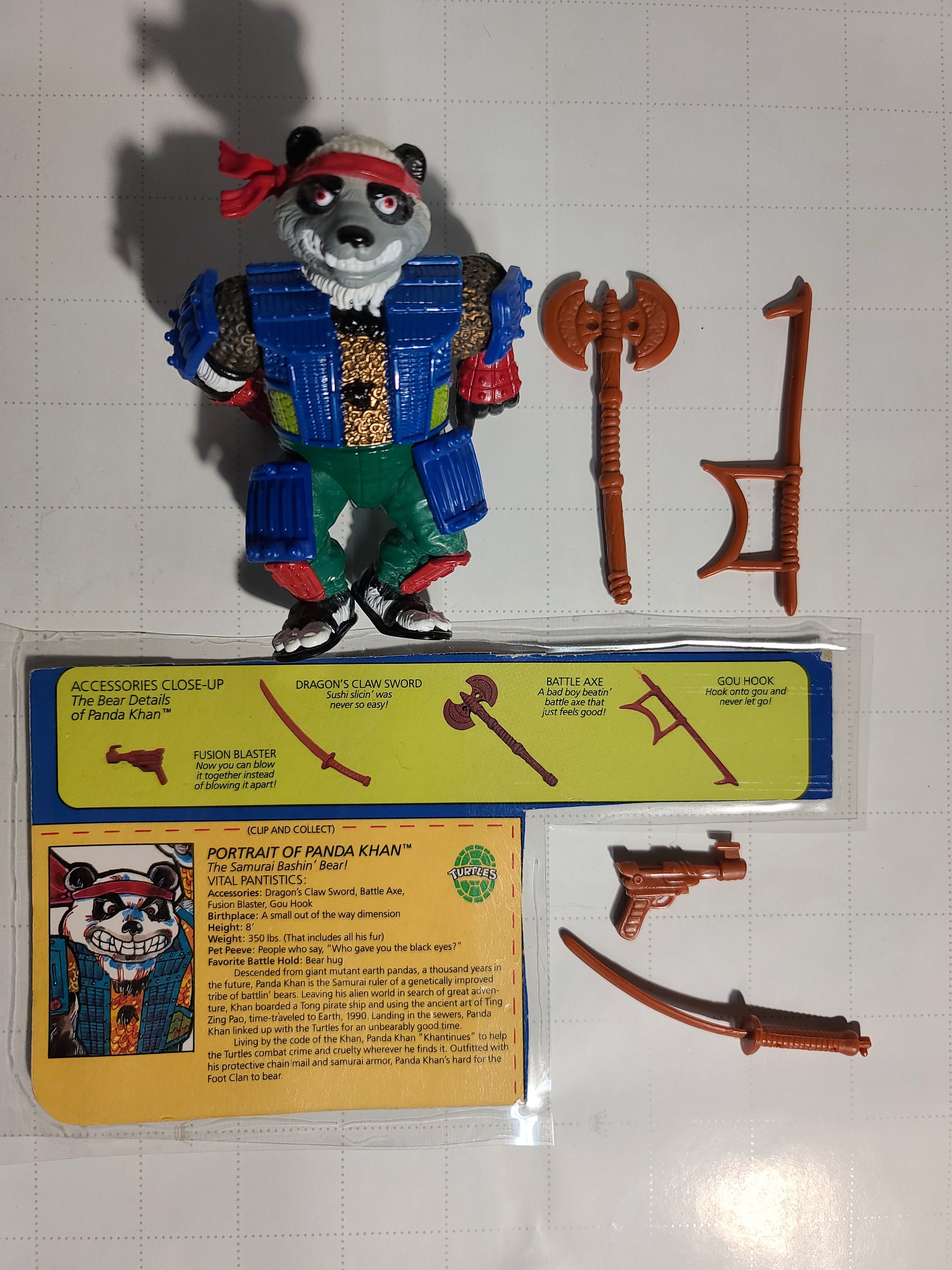 Teenage Mutant Ninja Turtles 1990 Panda Khan 100% Complete With File ...