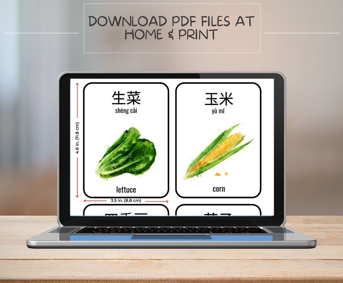 VEGETABLES | Traditional Chinese Flashcards | Printable Preschool ...